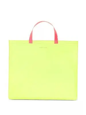 Comme Des Garçons Leather Tote Bag - Yellow