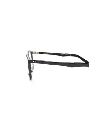 Dita Khaysun Round-frame Glasses - Black