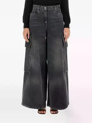 Palm Angels Wide Leg Jeans