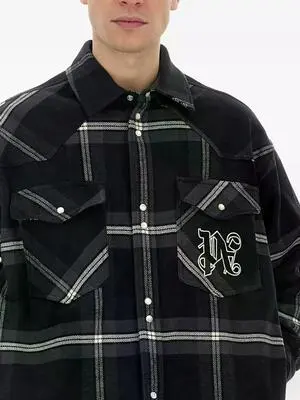 Palm Angels Monogram Checked Shirt