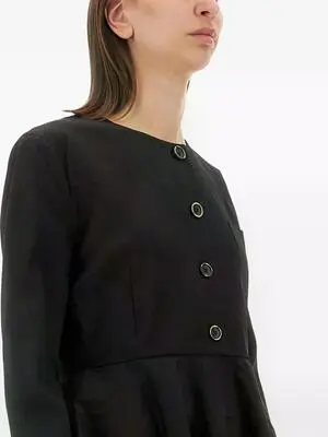UMA WANG Koney Buttoned Peplum Shirt