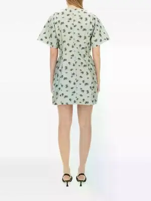 GANNI Floral Mini Dress