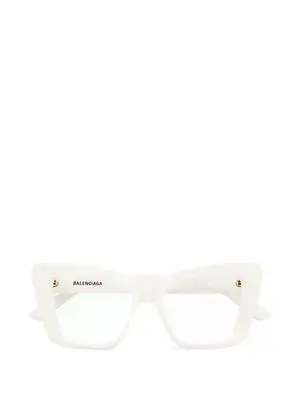 Balenciaga Cat-eye Glasses - White