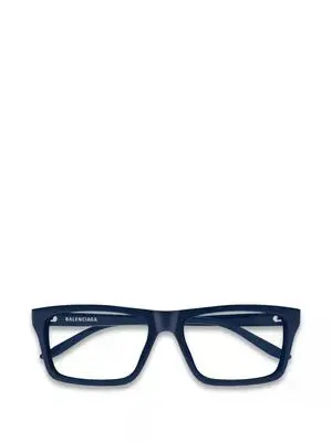 Balenciaga Rectangle-frame Glasses - Blue
