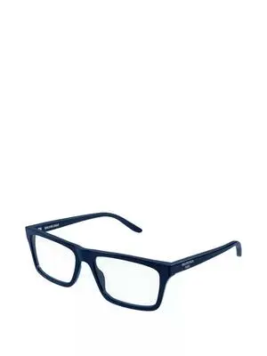 Balenciaga Rectangle-frame Glasses - Blue