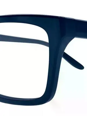 Balenciaga Rectangle-frame Glasses - Blue
