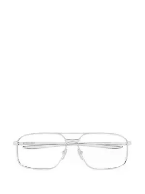 Balenciaga Browline Eyeglasses - Silver