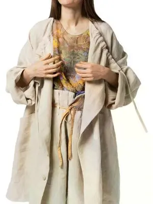 ANNTIAN Patch-pocket Trench Coat