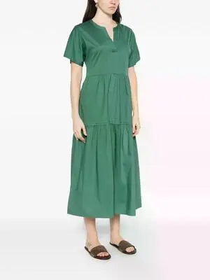 Max Mara V-neck Midi Dress