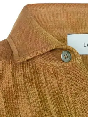 LARDINI Ribbed Buttoned Shirt