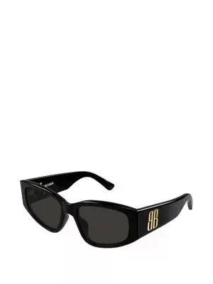 Balenciaga Logo Geometric Sunglasses