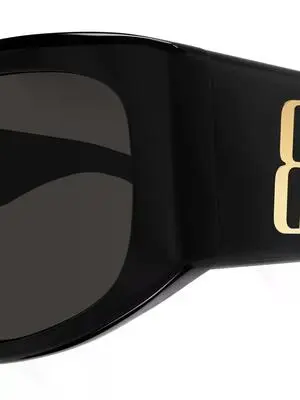 Balenciaga Logo Geometric Sunglasses