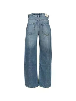 ICON DENIM LOS ANGELES Bea Wide-leg Low-waist Jeans