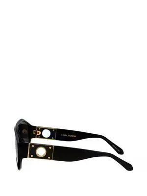 Linda Farrow Portia Geometric Sunglasses