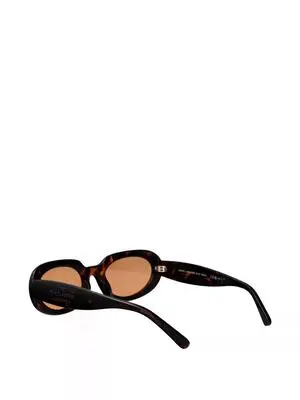 Marc Jacobs Oval Frame Sunglasses - Brown