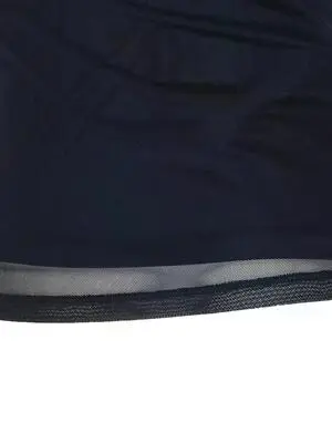 Patrizia Pepe Long-sleeved Sheer T-shirt