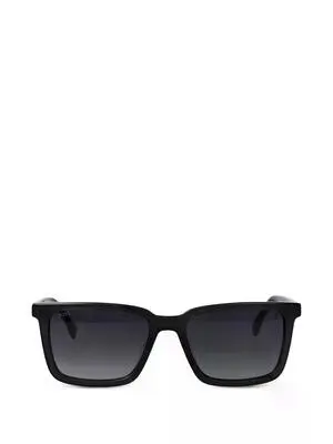 BOSS Rectangle Frame Sunglasses - Black