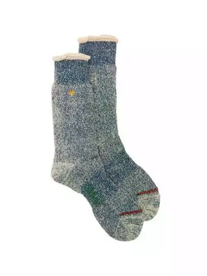 Anonymous Ism Textured Crew Socks - Blue
