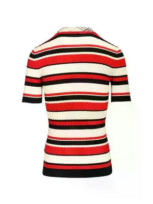Burberry Striped Wool T-shirt