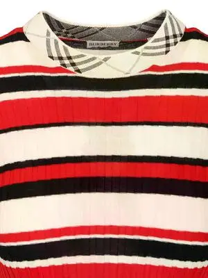 Burberry Striped Wool T-shirt
