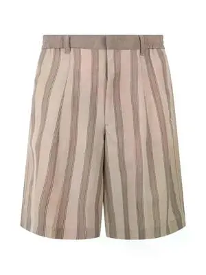 Emporio Armani Striped Drawstring Shorts