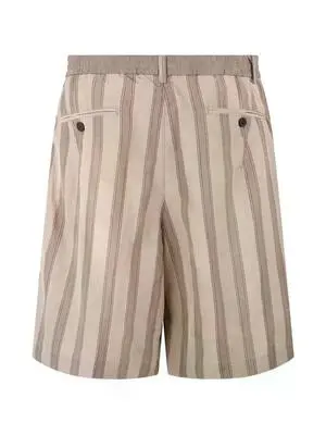 Emporio Armani Striped Drawstring Shorts