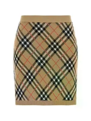 Burberry Knit Mini Skirt