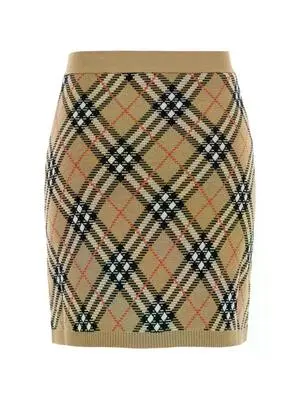 Burberry Knit Mini Skirt