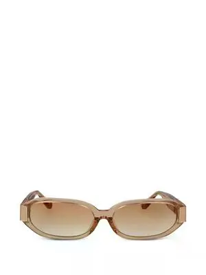 Linda Farrow Laura Detail Sunglasses - Brown