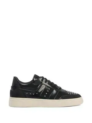 GIUSEPPE ZANOTTI Studded Leather Sneakers