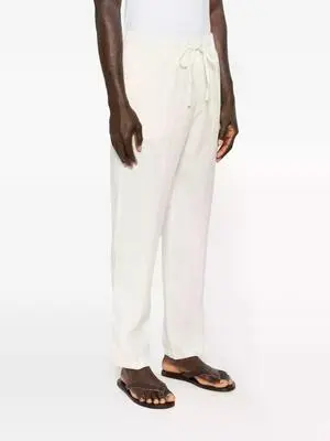 120% Lino Drawstring Trousers