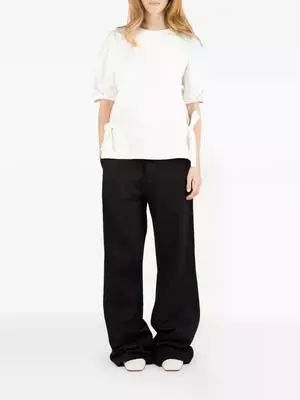 SOCIETE ANONYME Side-tie T-shirt - White