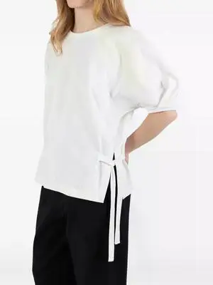 SOCIETE ANONYME Side-tie T-shirt - White