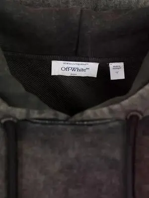 Off-White Logo-detail Hoodie - Grey