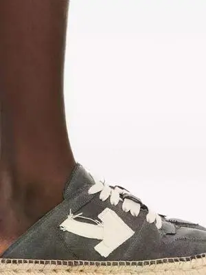 Off-White Arrow Detail Lace-up Espadrilles