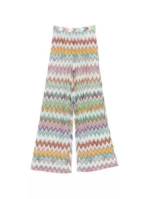 Missoni Zigzag Cover-up Trousers - White