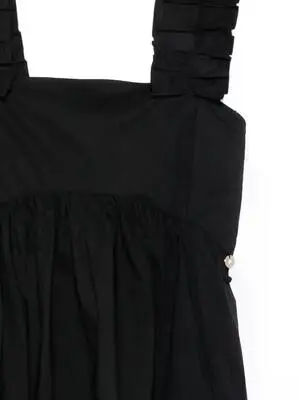 Liu Jo Ruffled-sleeve Maxi Dress - Black
