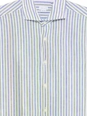 ORIAN Striped Shirt - White