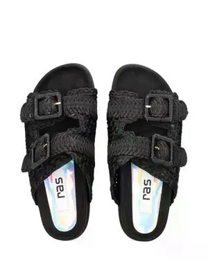 RAS Buckled Platform Sandals