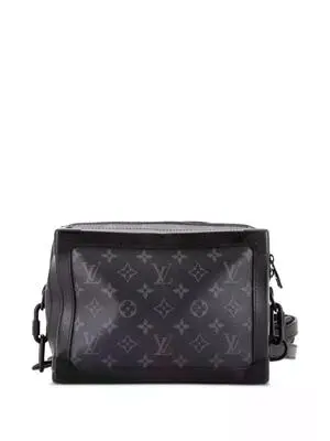 LOUIS VUITTON Soft Trunk Monogram Eclipse Canvas Shoulder Bag