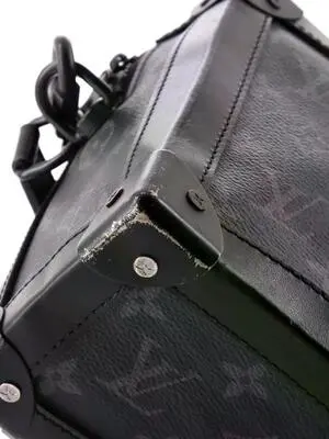 LOUIS VUITTON Soft Trunk Monogram Eclipse Canvas Shoulder Bag