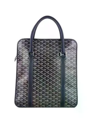 Goyard Bourgogne Coated Canvas Satchel
