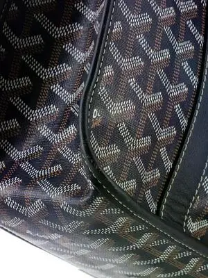 Goyard Bourgogne Coated Canvas Satchel