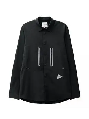 AND WANDER Zip-pocket Shirt