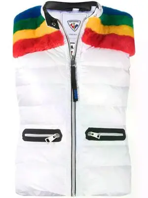 Rossignol Padded Zip-up Down Gilet - White