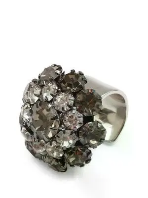 MAISON MARGIELA Crystal-embellished Earcuff - Silver