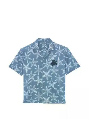 Vilebrequin Graniers Starfish-print Shirt - Blue
