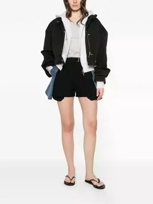 Sacai Denim-panel Shorts