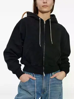 Alexander Wang Zip-up Hoodie - Black