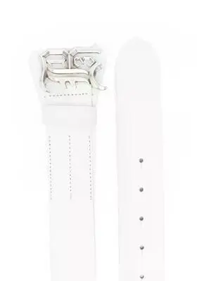 R13 Logo Belt - White